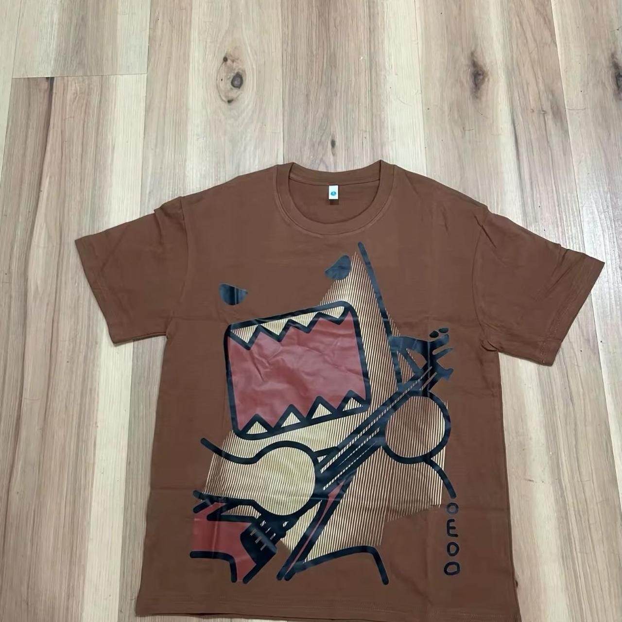Domo tee shirt good print polyester shirt true size... | Depop