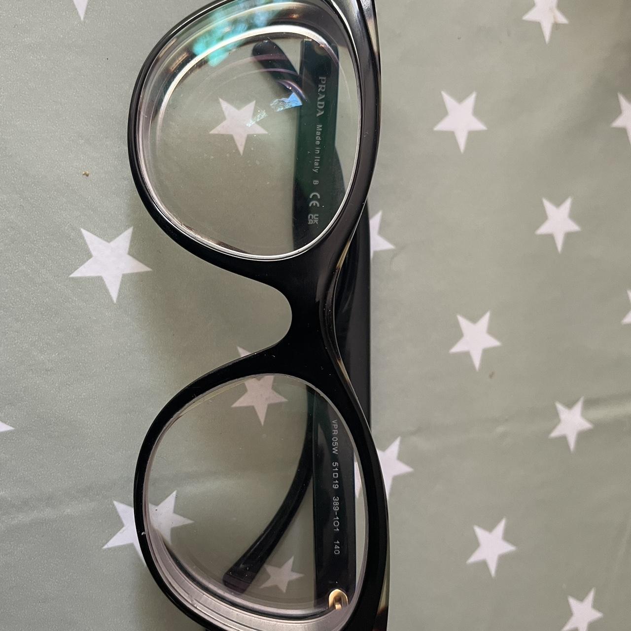 Genuine, this season Prada Milano glasses. Black... - Depop
