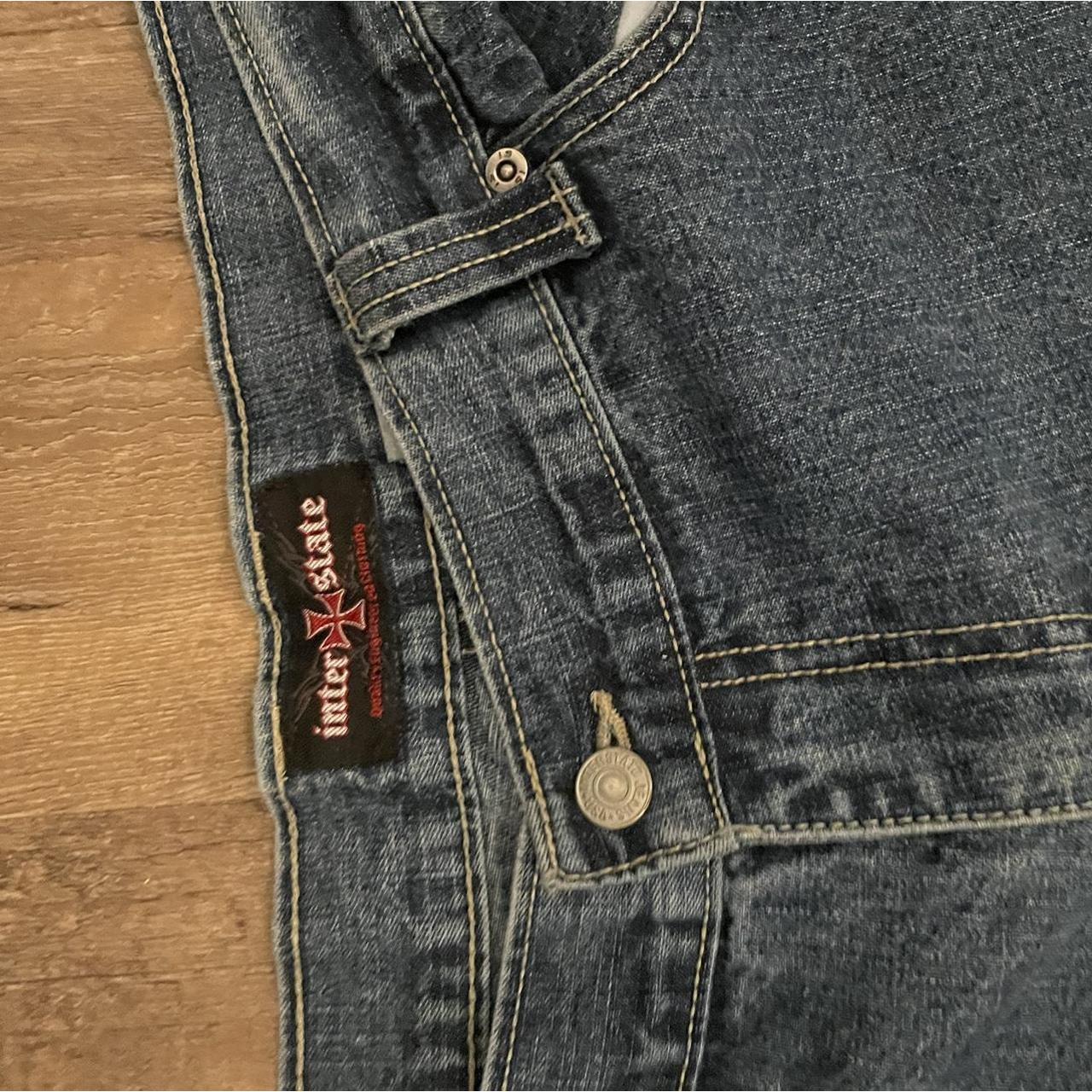 Crazy rare vintage interstate Jnco style jeans super... - Depop