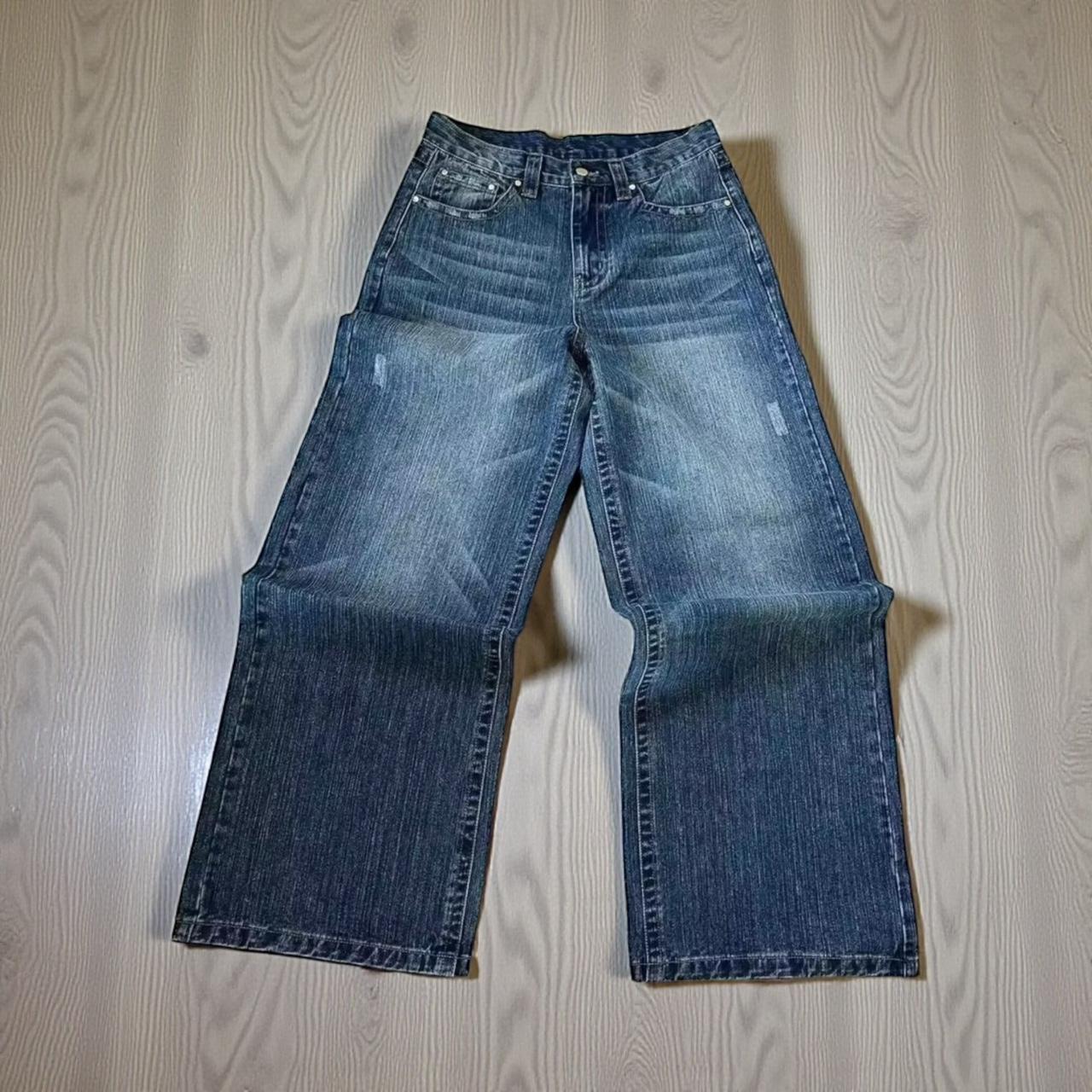 Y2K carton grunge letter and Batman logo embroidery... | Depop