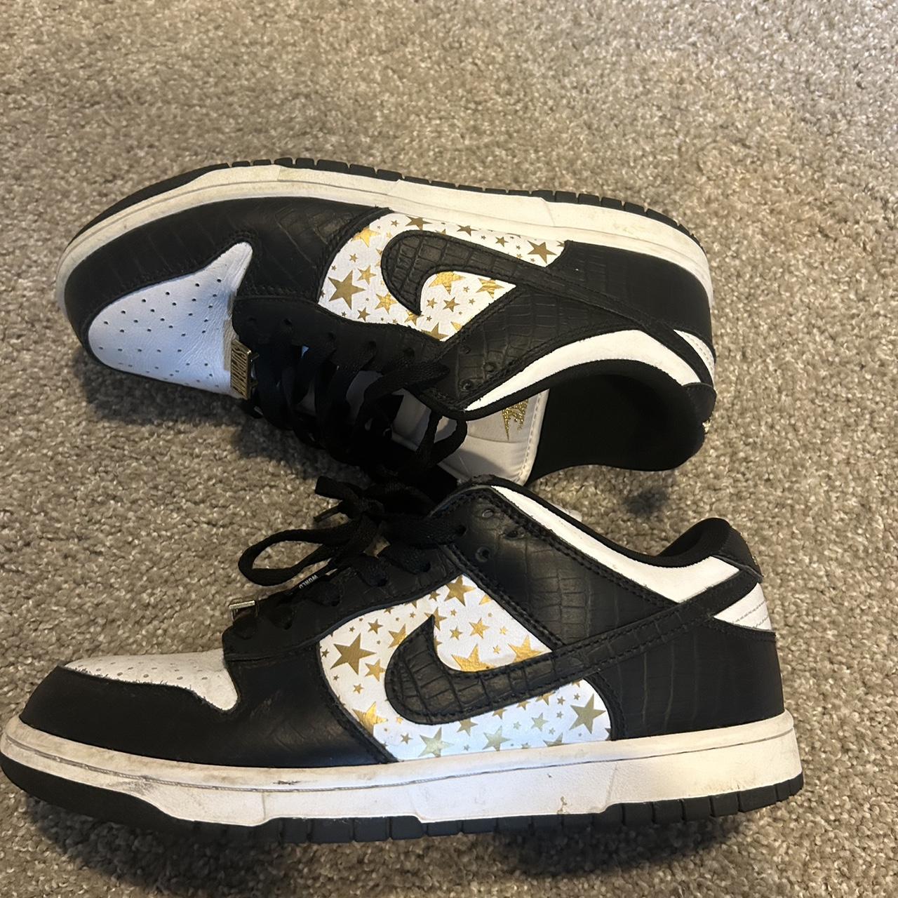 Supreme Panda Stars Dunks *REPS* Size 8.5 Great... | Depop
