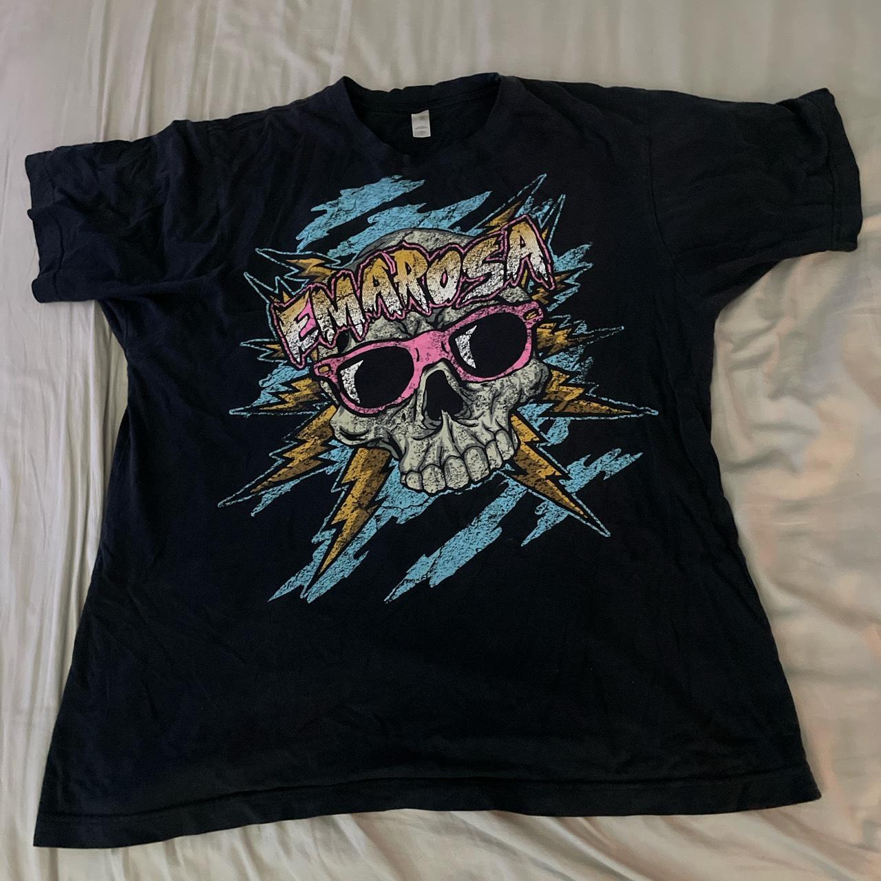 *RARE* Emarosa Lightning Skull T Shirt Great... - Depop