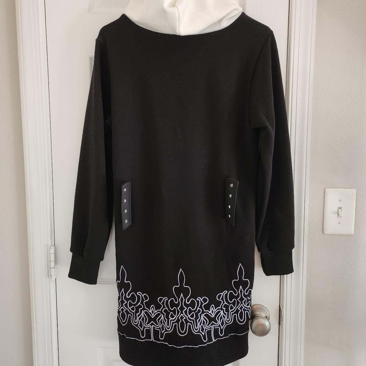 Nier: Automata 2B hoodie dress, perfect for a casual... - Depop