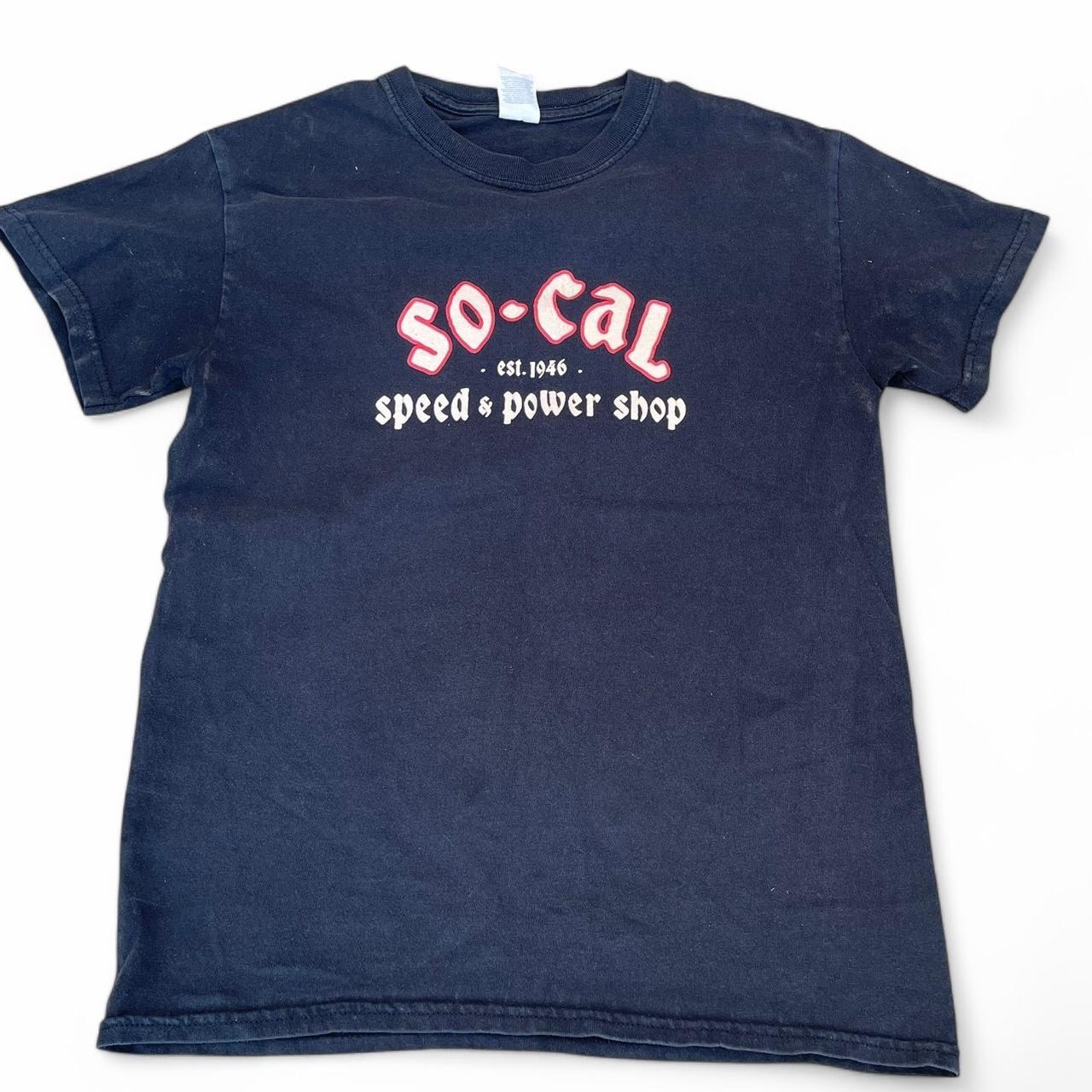 Vintage socal speed shop T shirt • distressed look •... | Depop