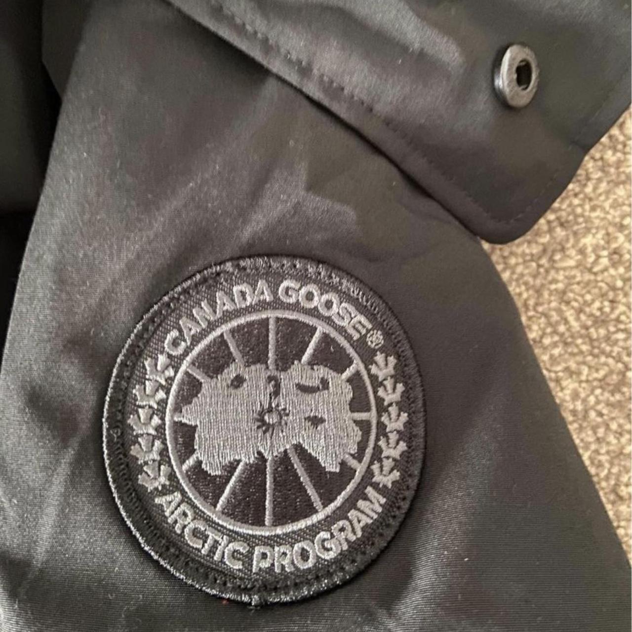 Canda Goose Wyndham Parka Black Badge Size... - Depop