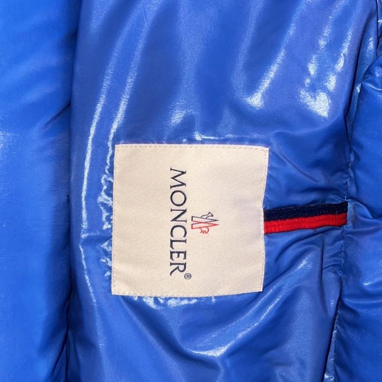 Moncler Men's Blue Coat | Depop