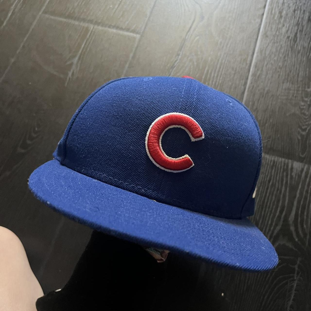 New Era Men's Blue and Red Hat | Depop