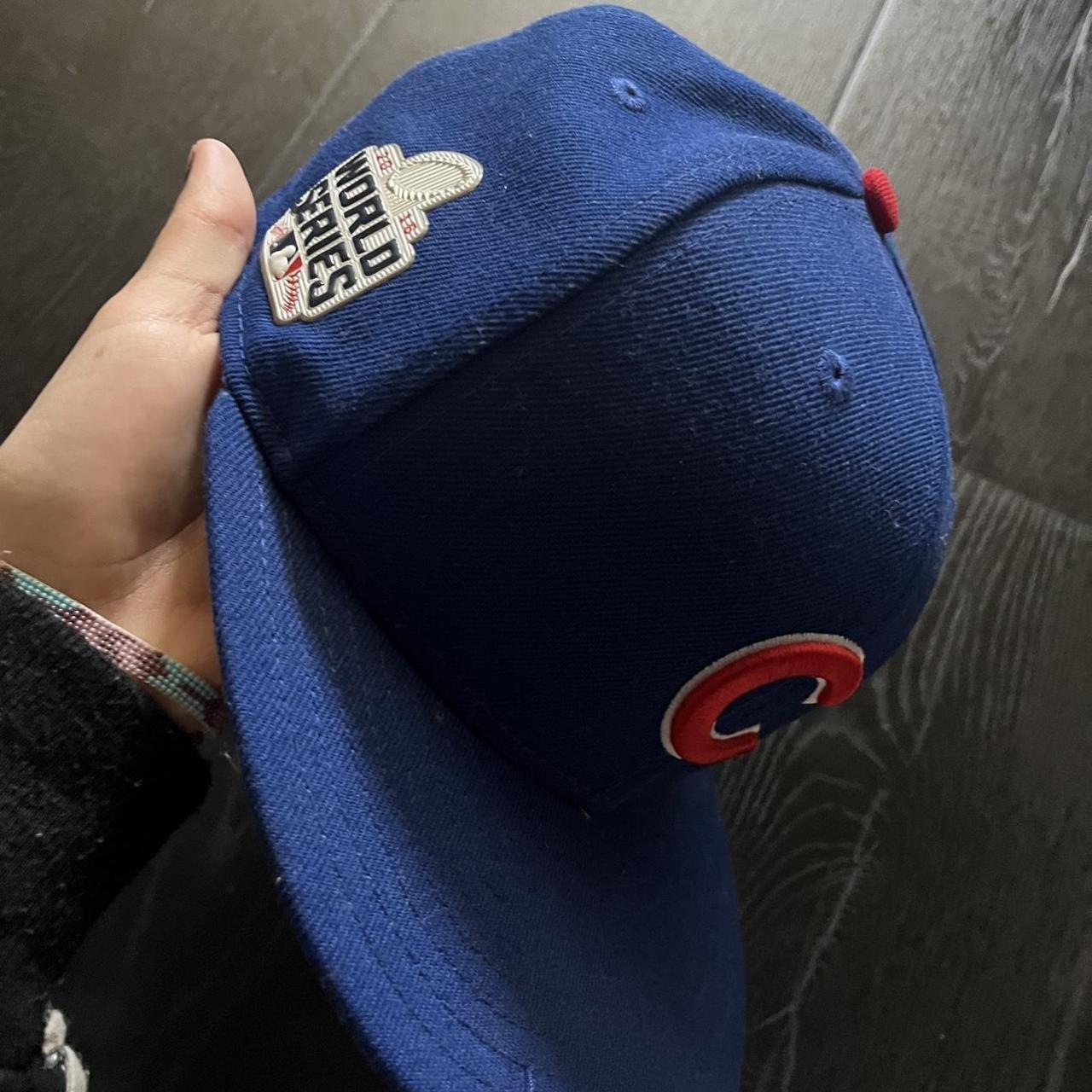New Era Men's Blue and Red Hat | Depop