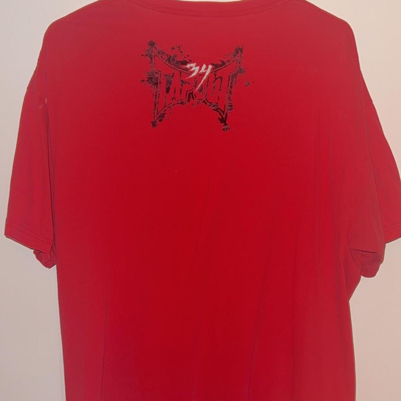 Red tapout tee! Very cool graphics! Fits more like... - Depop