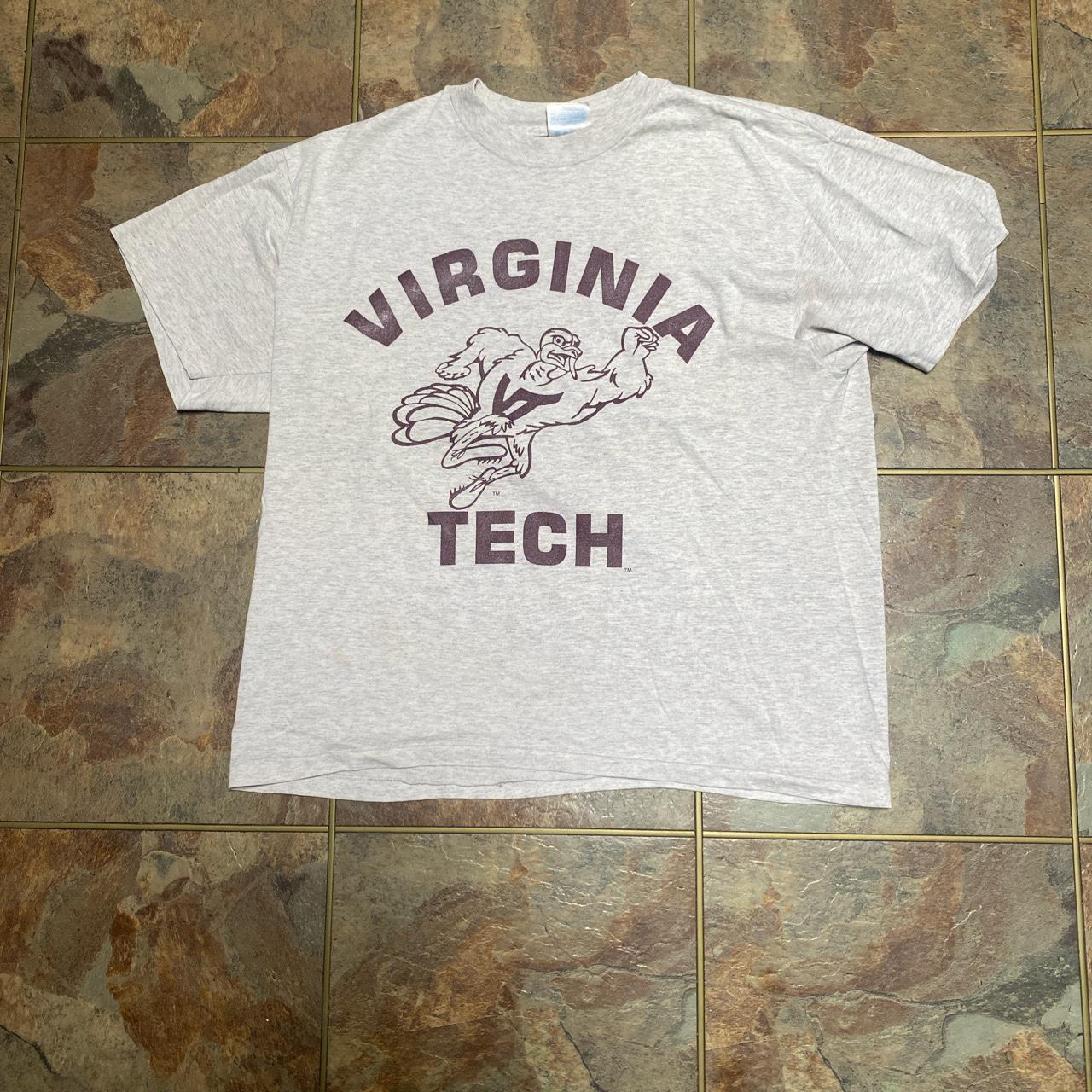 90s Virginia Tech Cross Country shirt,... - Depop