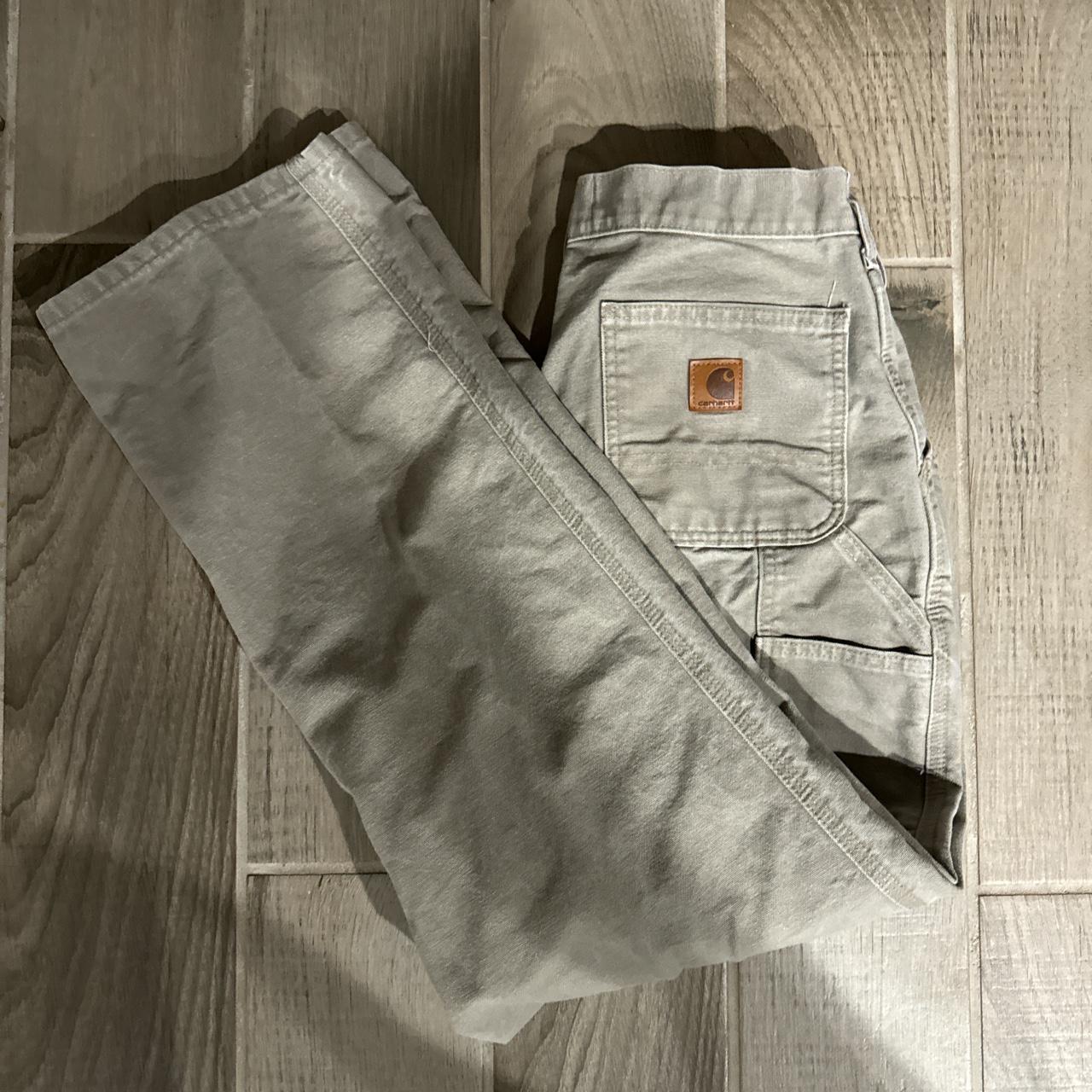 Carhartt carpenter tan pants Baggy amazing fit No... - Depop