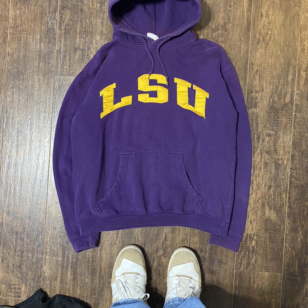 Vintage lsu embroidered hoodie I can’t see any faults - Depop