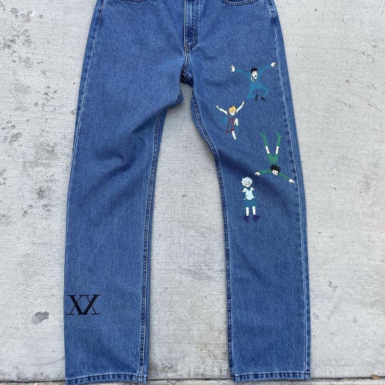 Hunter x Hunter jeans - a few sizes available 🌊 💫... - Depop