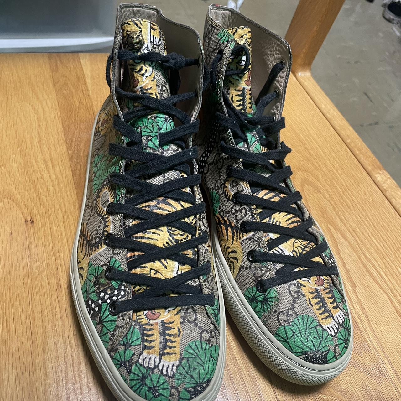 MEN'S GUCCI TENNIS 1977 HIGH TOP SNEAKER - Depop