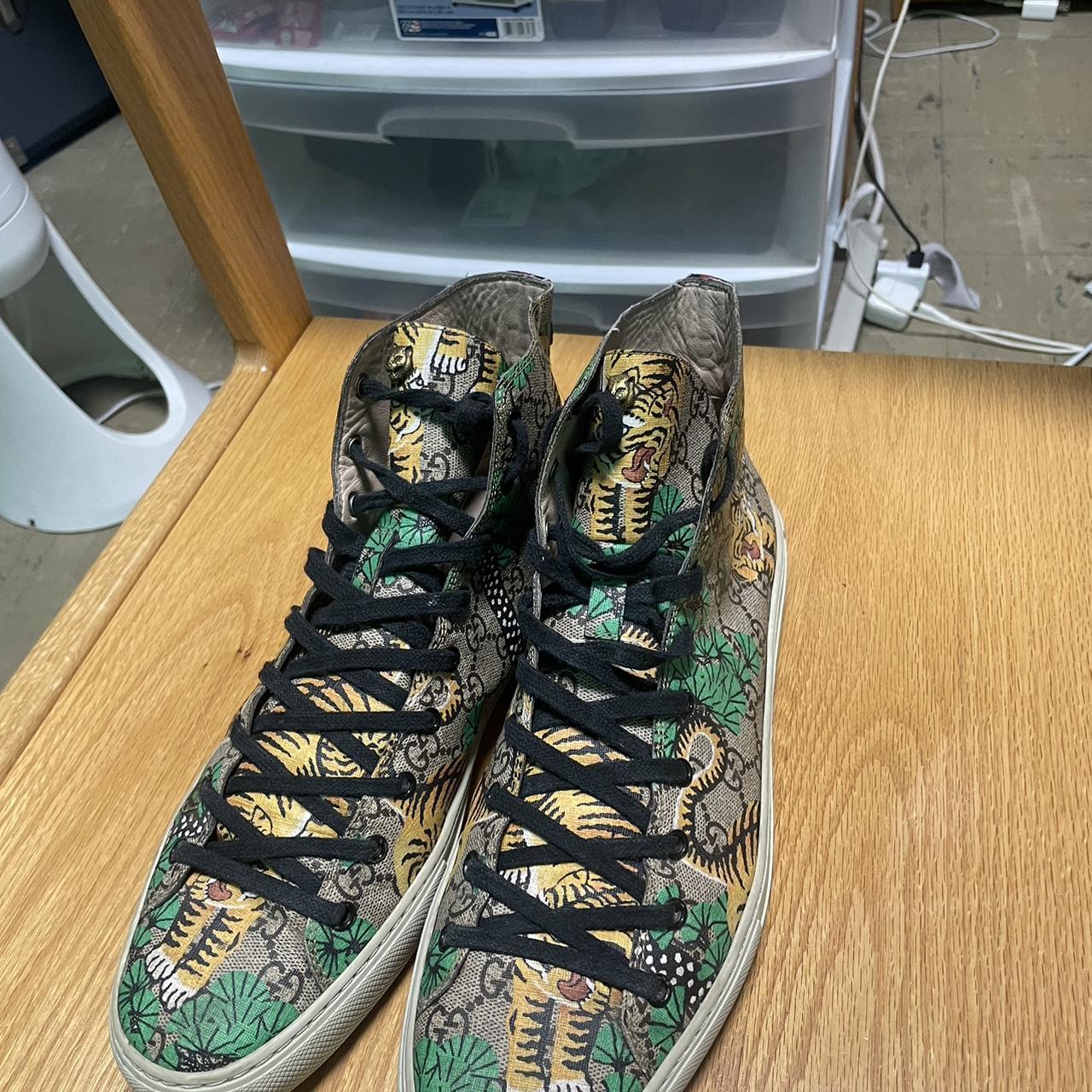 MEN'S GUCCI TENNIS 1977 HIGH TOP SNEAKER - Depop