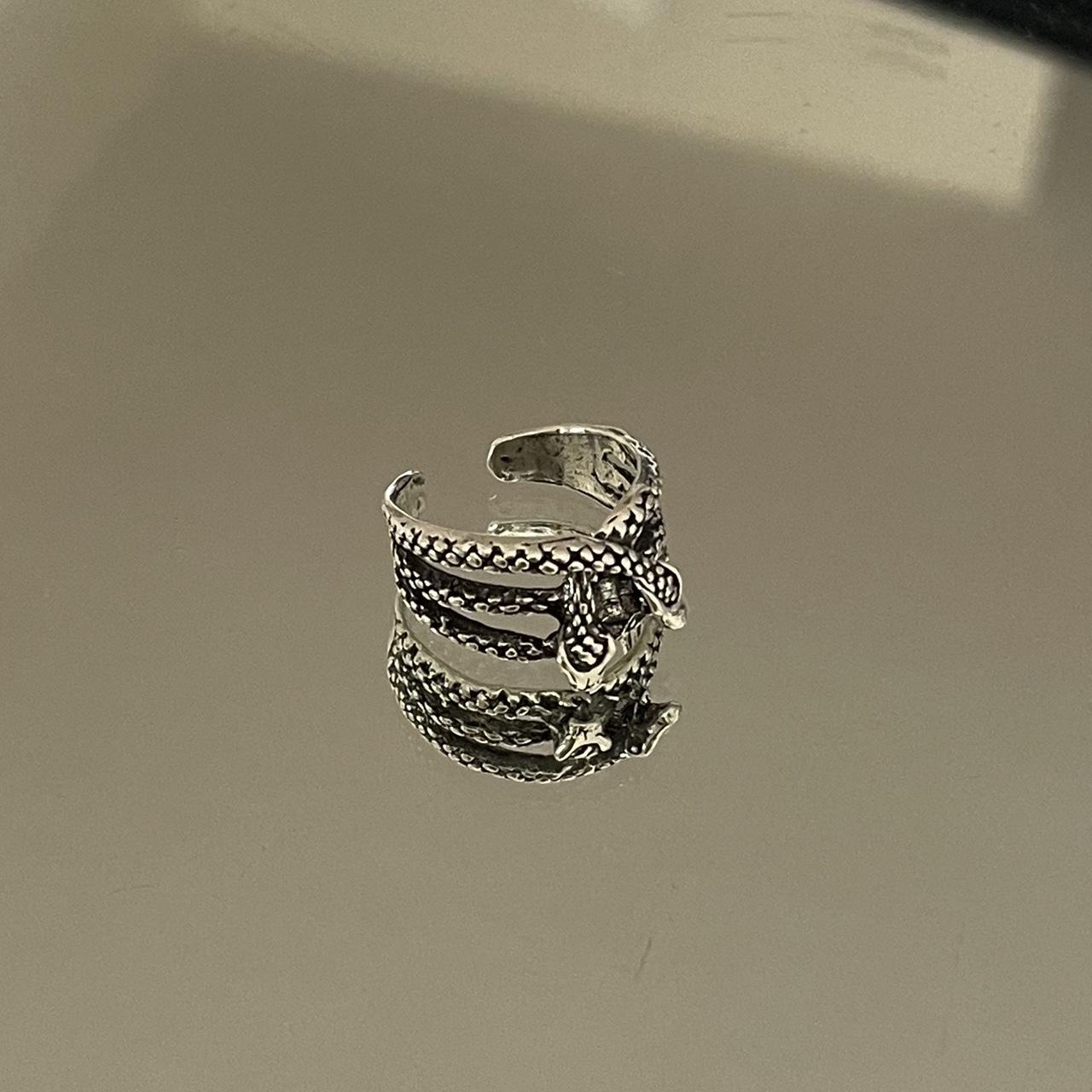 Double Snakes 🐍 Ring Size: Adjustable Material:... - Depop