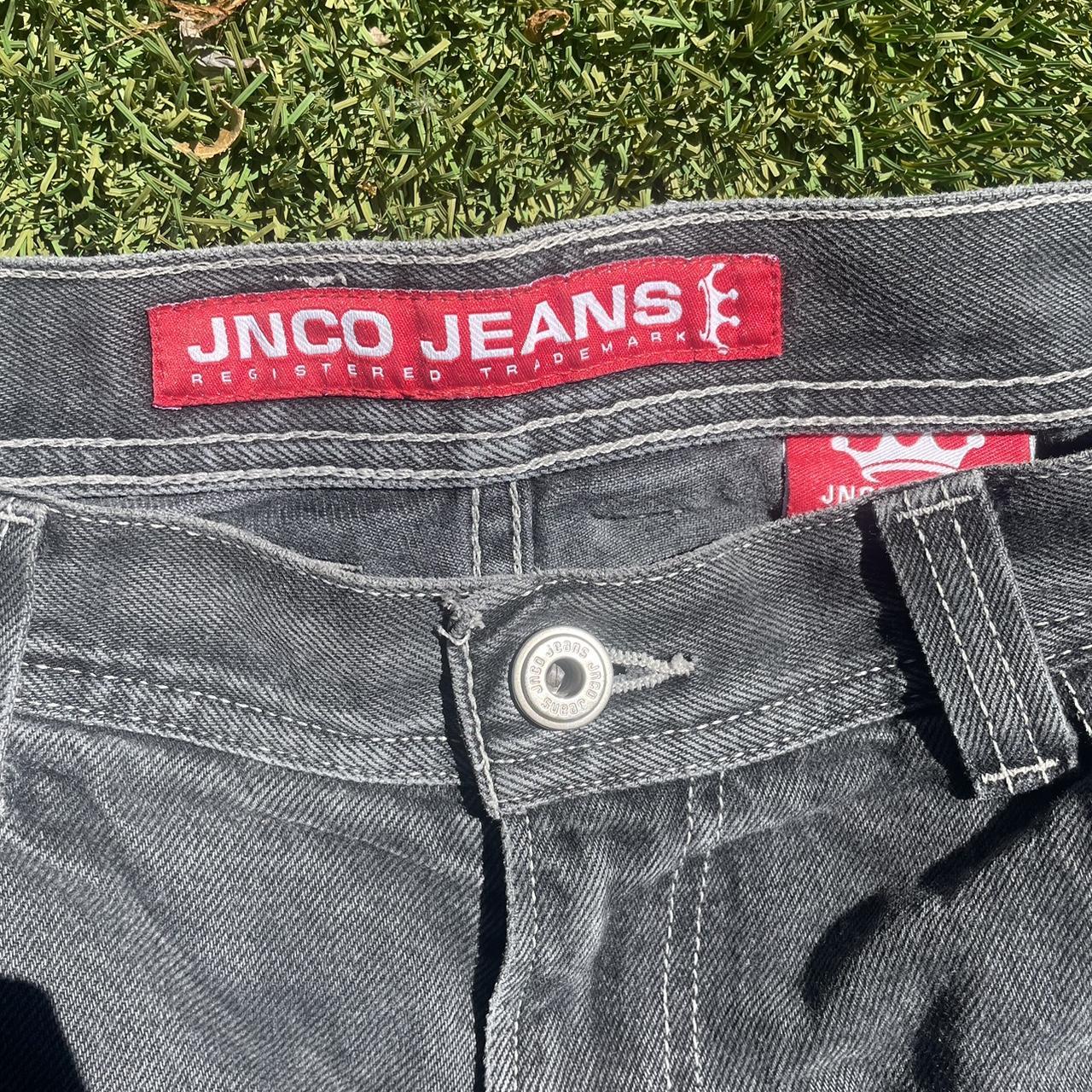 Jnco black and blue dragon jorts, crazy rare piece,... | Depop