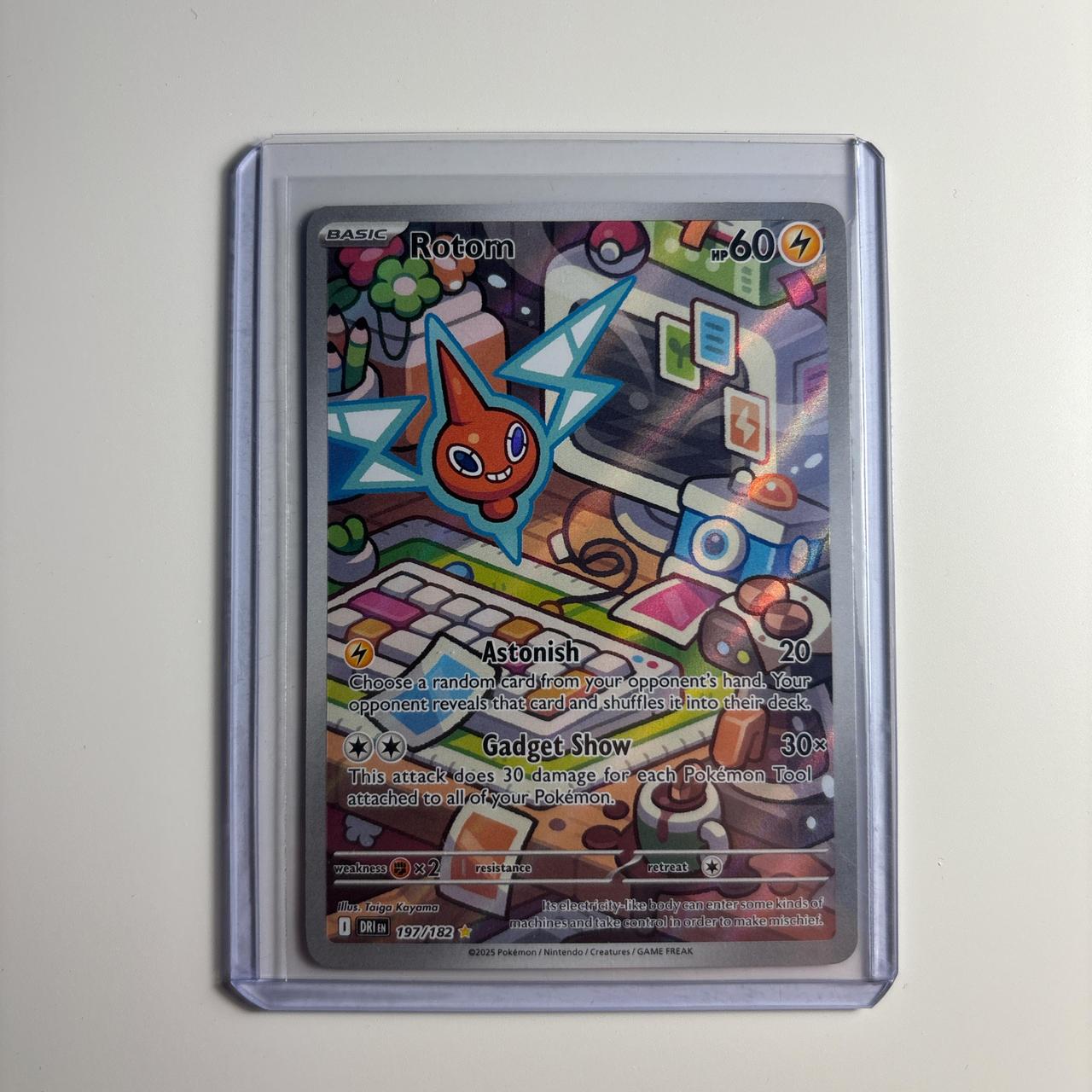 Rotom 60/61 Pokémon card from the Gadget Show set... | Depop