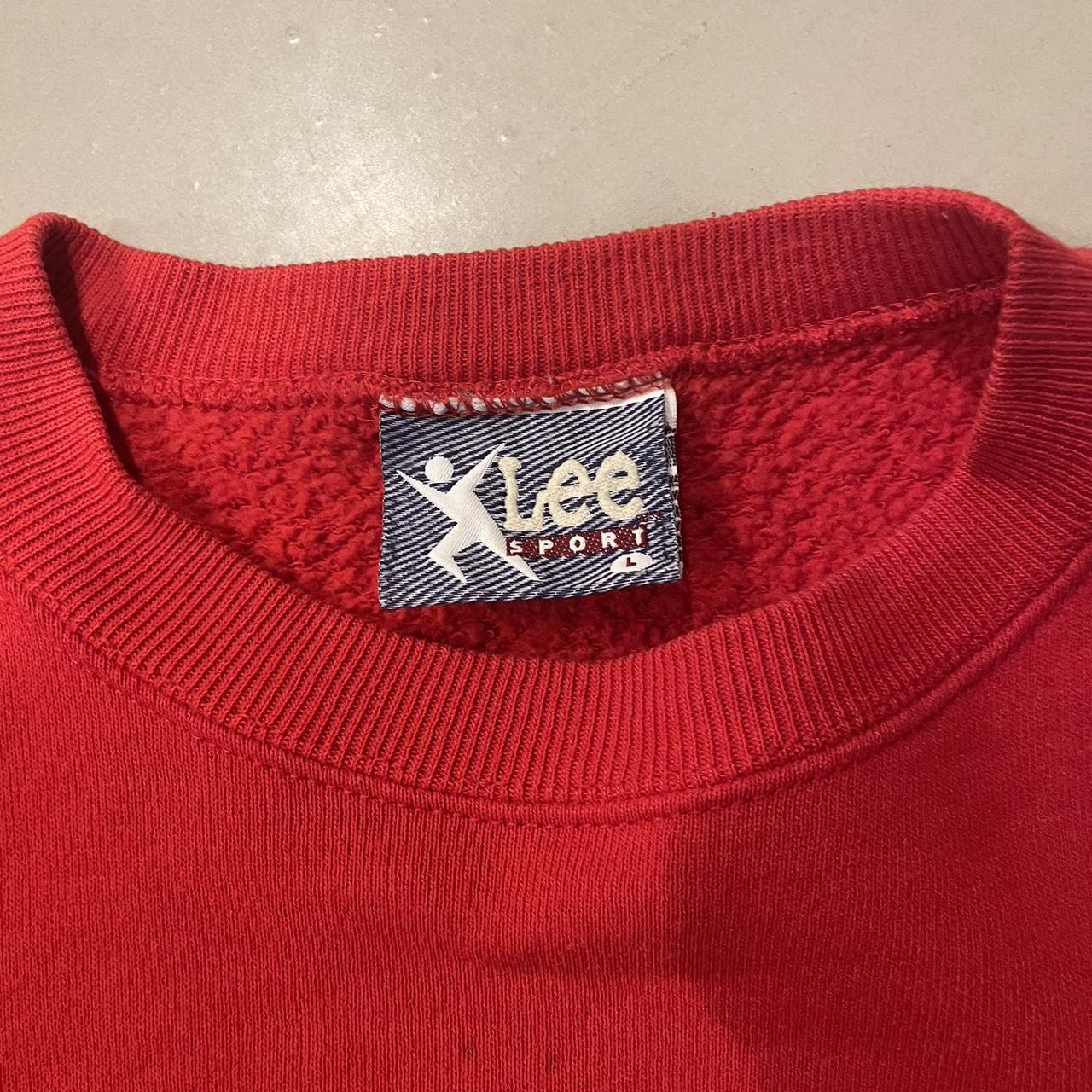 Vintage 90s Lee sport blackhawks crewneck size Kids... - Depop