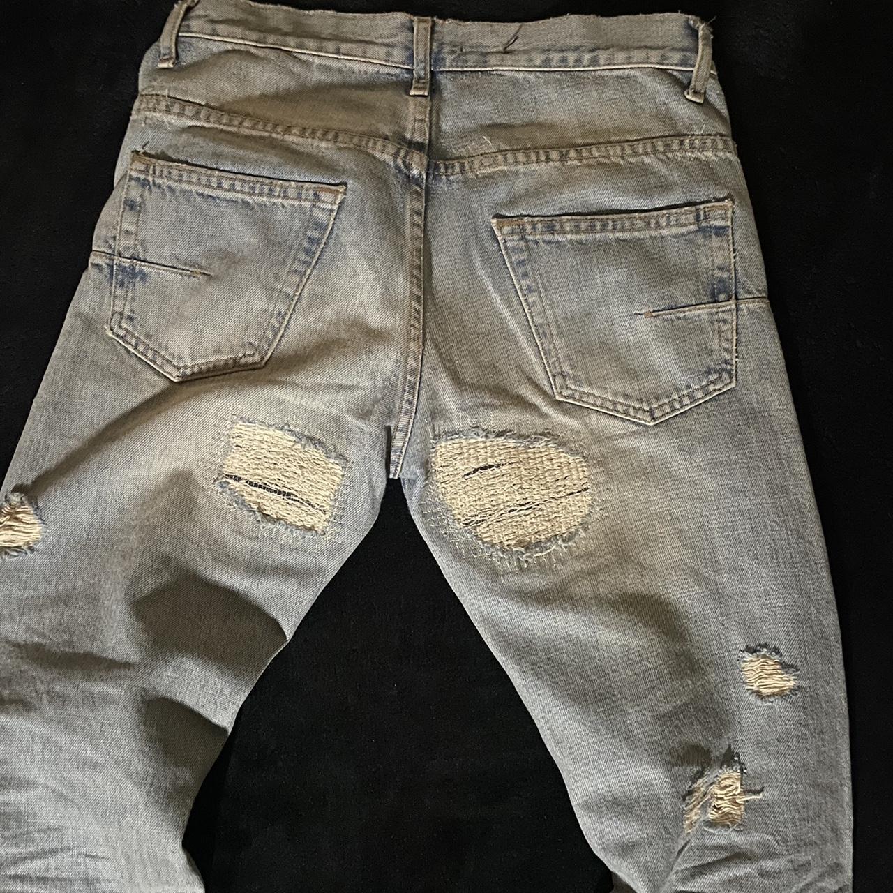 CHRISTIAN DIOR CRASH DENIM SS06 SIZE 28 - Depop