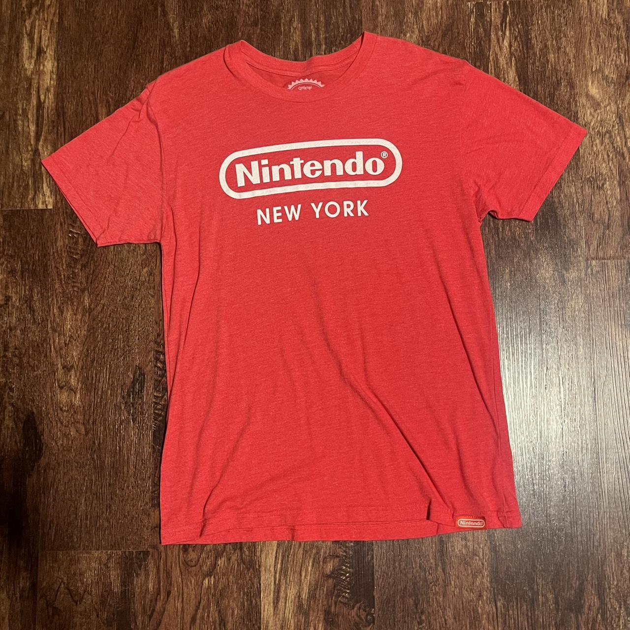 Nintendo Men's Red T-shirt | Depop
