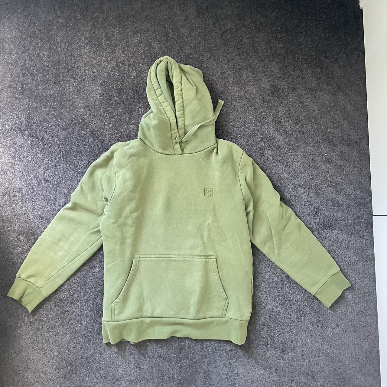 Absent hoodie Green Selling as no longer wear it - Depop