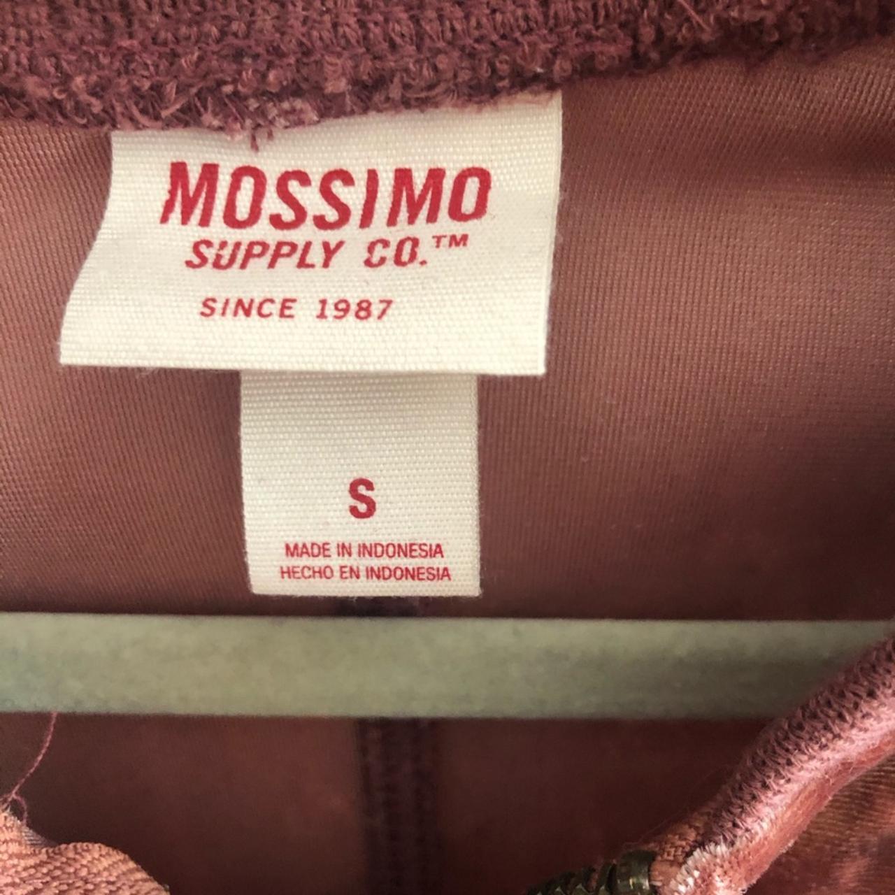 Mossimo velour zip up Mossimo mauve velour zip up... - Depop