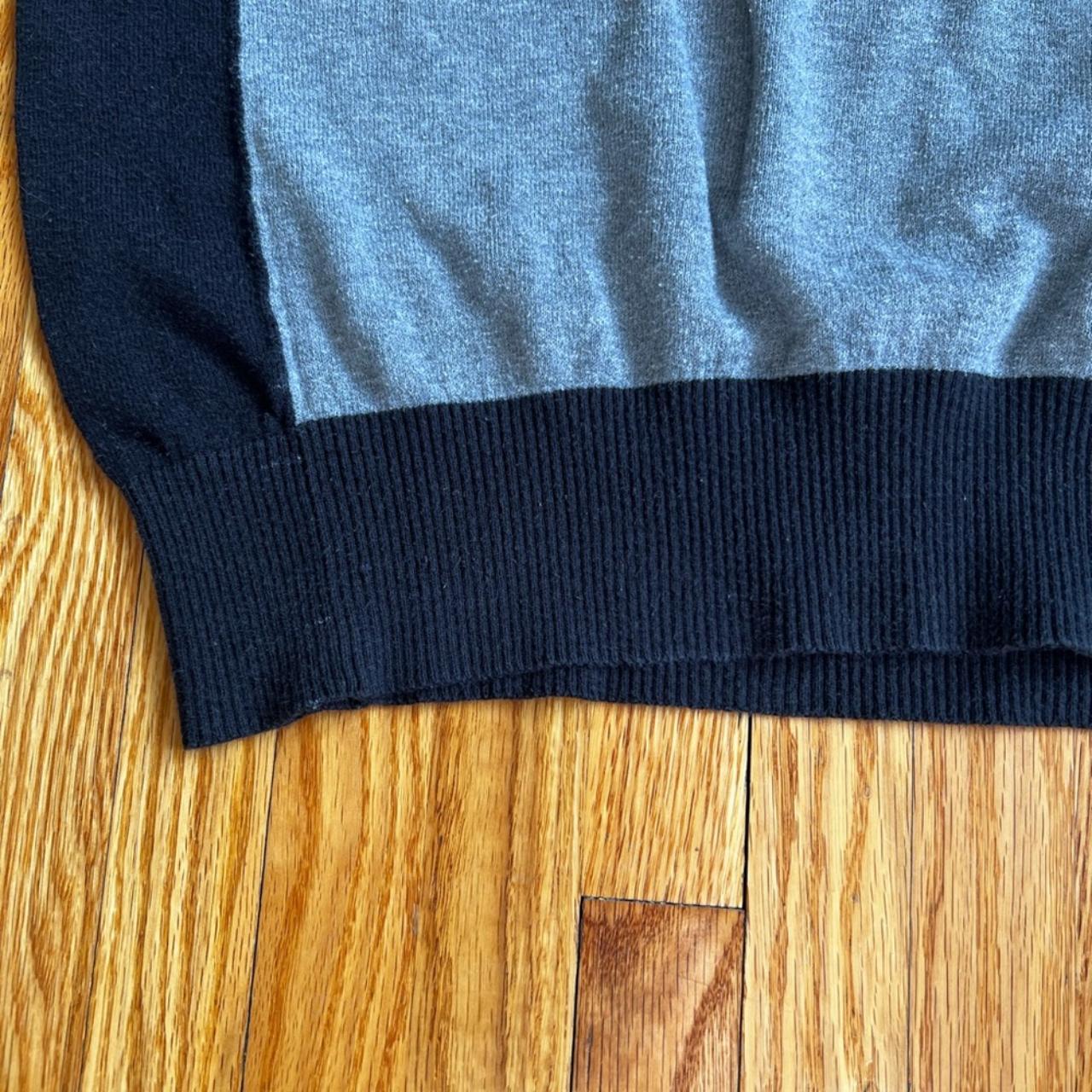 Black and grey knit top Black and grey knit top,... - Depop