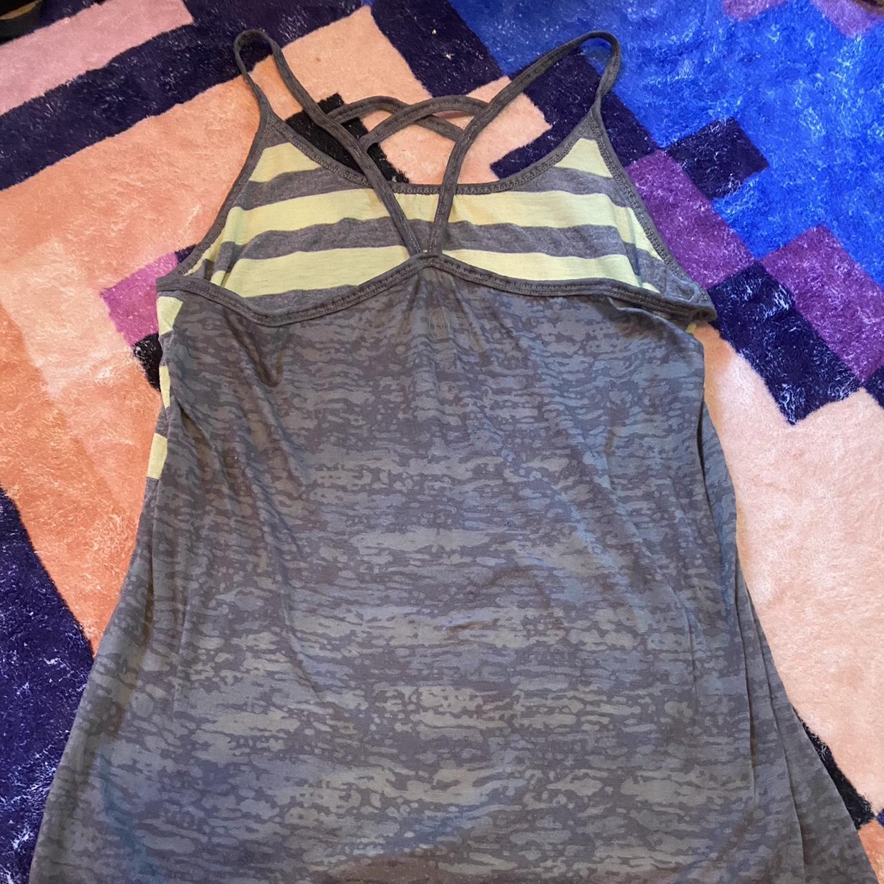 Balance Collection Women's Green and Grey Shirt | Depop