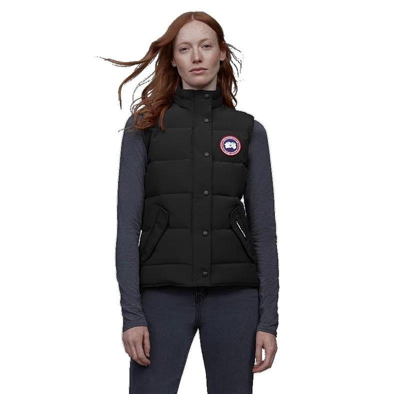 Canada Goose Women's Black Gilet | Depop