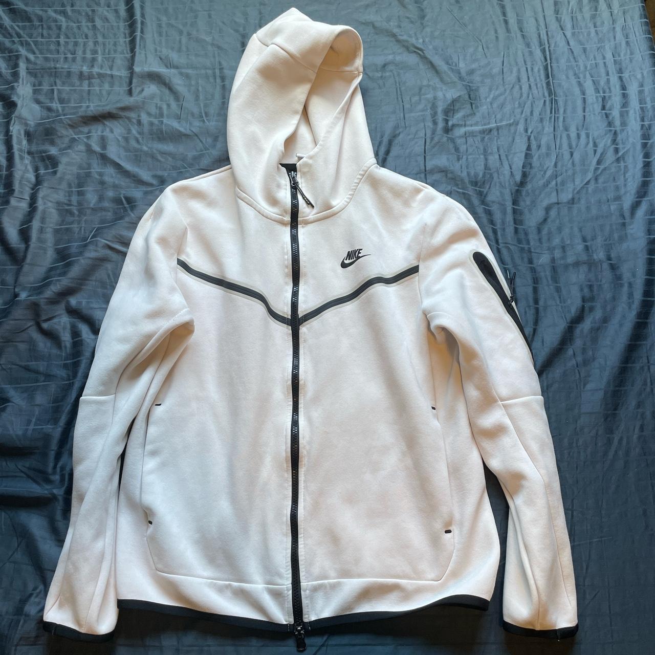 White Nike Tech Fleece Size medium Great... - Depop