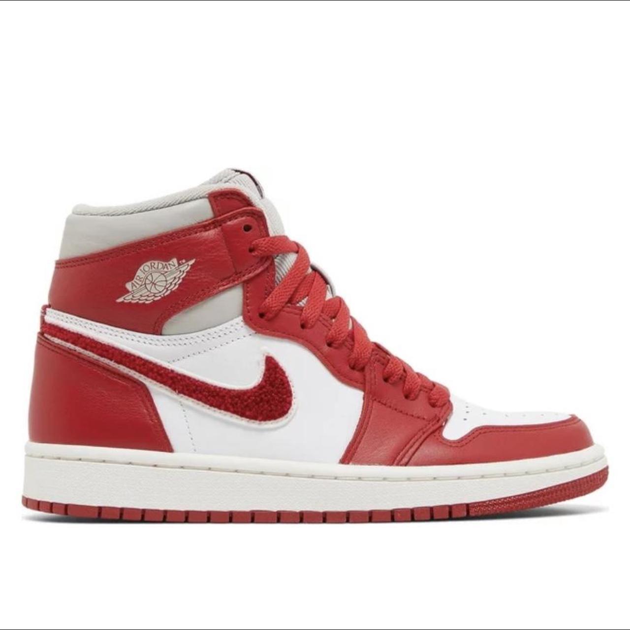 nike air jordan’s red - worn once - perfect condition - Depop