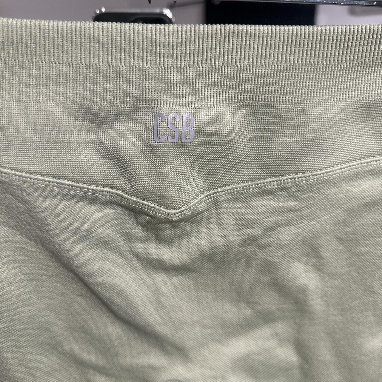 CBS crop shop boutique sage leggings🤍 Brand new,... - Depop