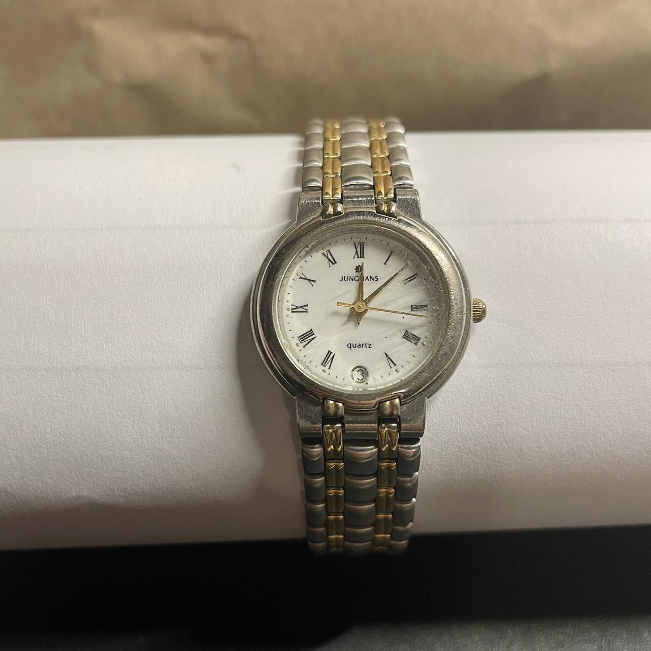 JUNGHANS LADIES WATCH 25MM STEEL GOLD PLATED... - Depop