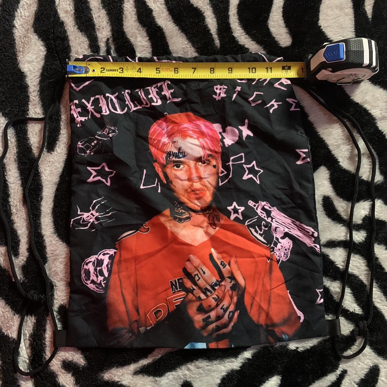 🐣Lil Peep drawstring backpack🐣 •Front and back of... - Depop