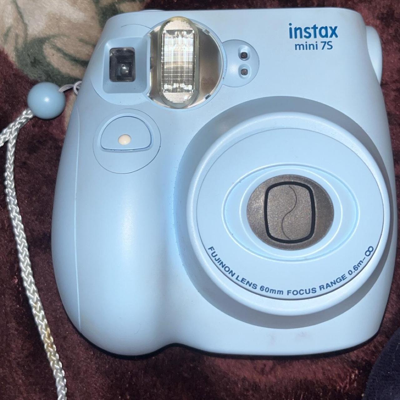 Blue Fujifilm Instax Mini 75 instant camera with 2... | Depop