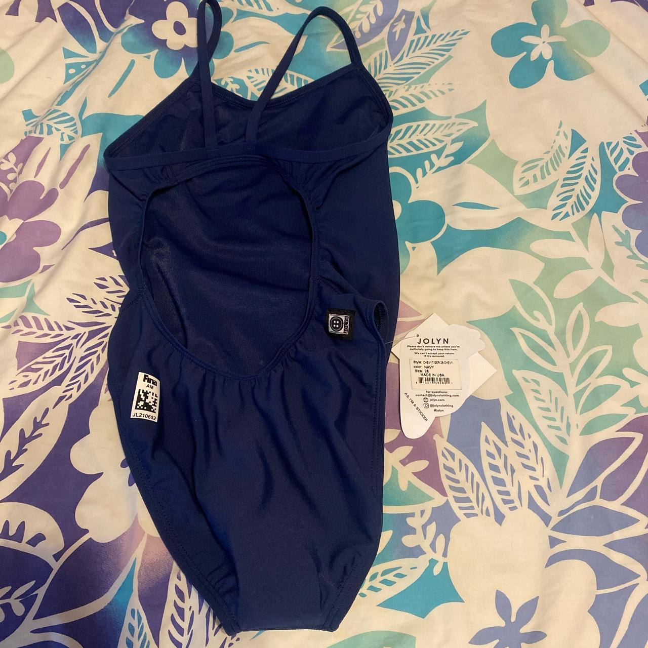 BRAND NEW with tags. Jolyn Chevy Tiger in Navy. Size... - Depop