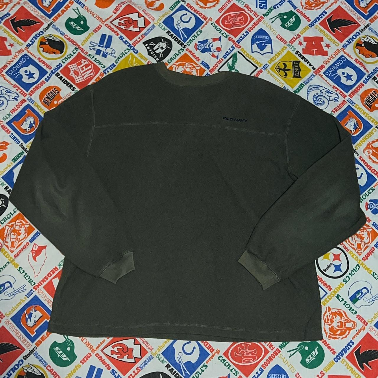 Vintage Old Navy Crew Neck Size-L Nice army green - Depop