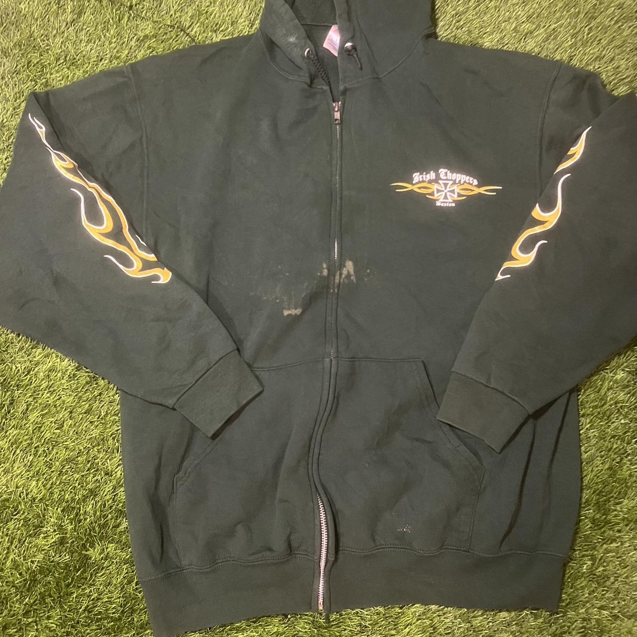 IRISH CHOPPERS ZIP UP! Dope Celtic green color way!... - Depop