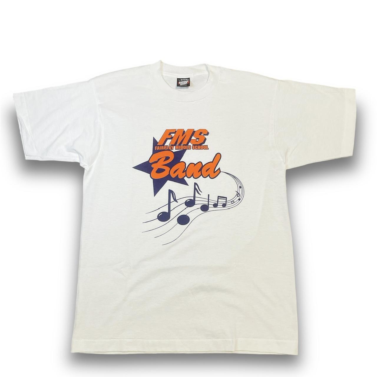Vintage 90’s Single stitch FMS middle school band... - Depop