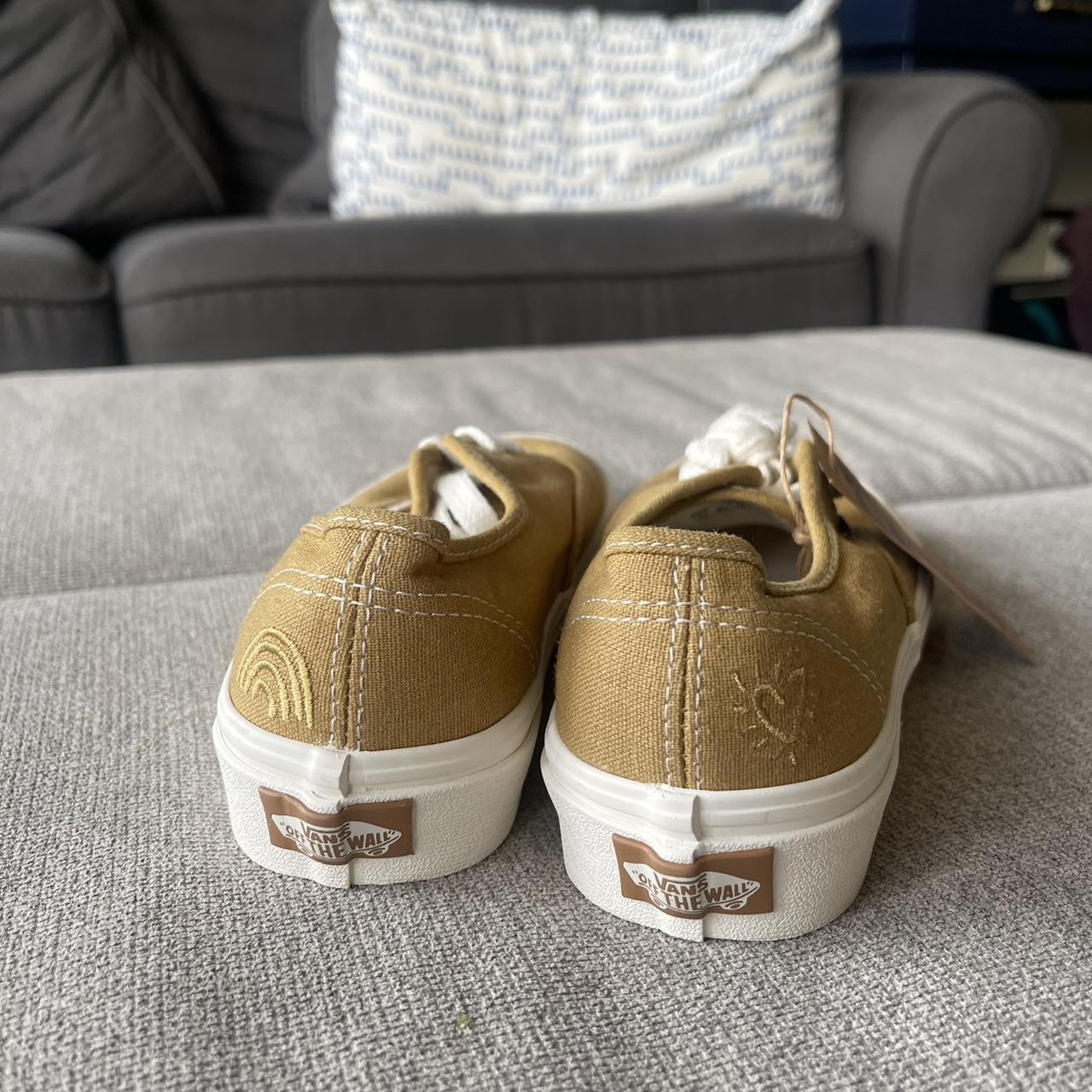 Vans Authentic Eco theory Peace and leaf writing