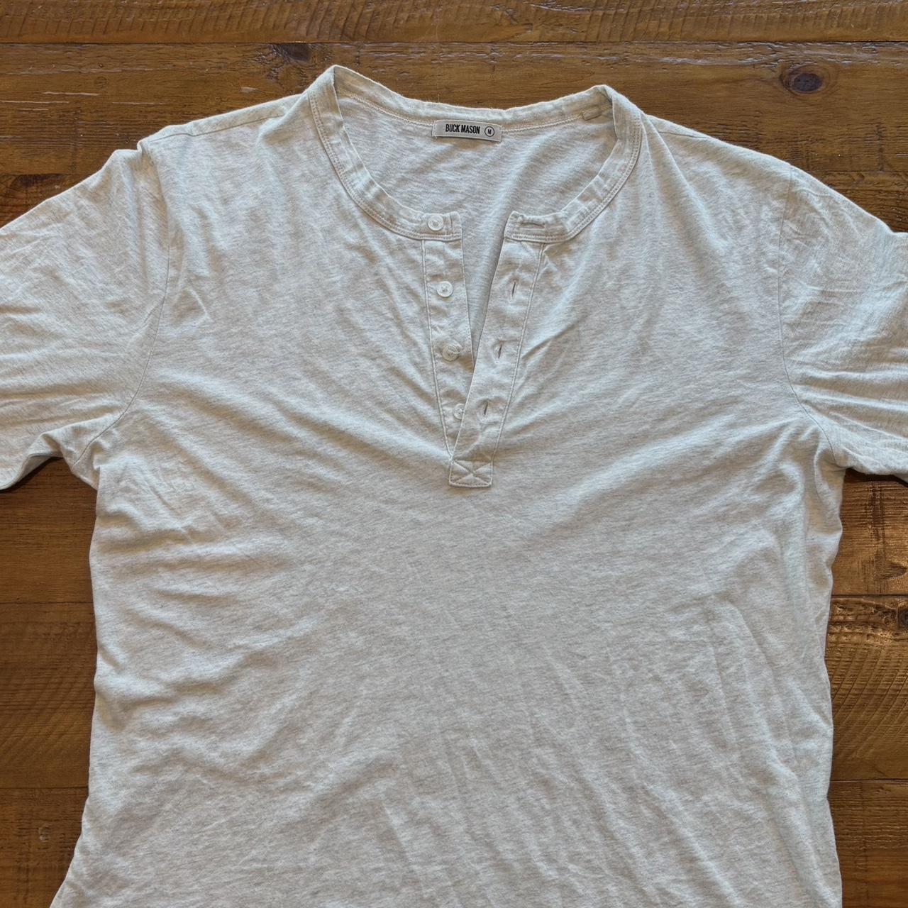 Buck Mason Classic Henley Reach out for any... | Depop