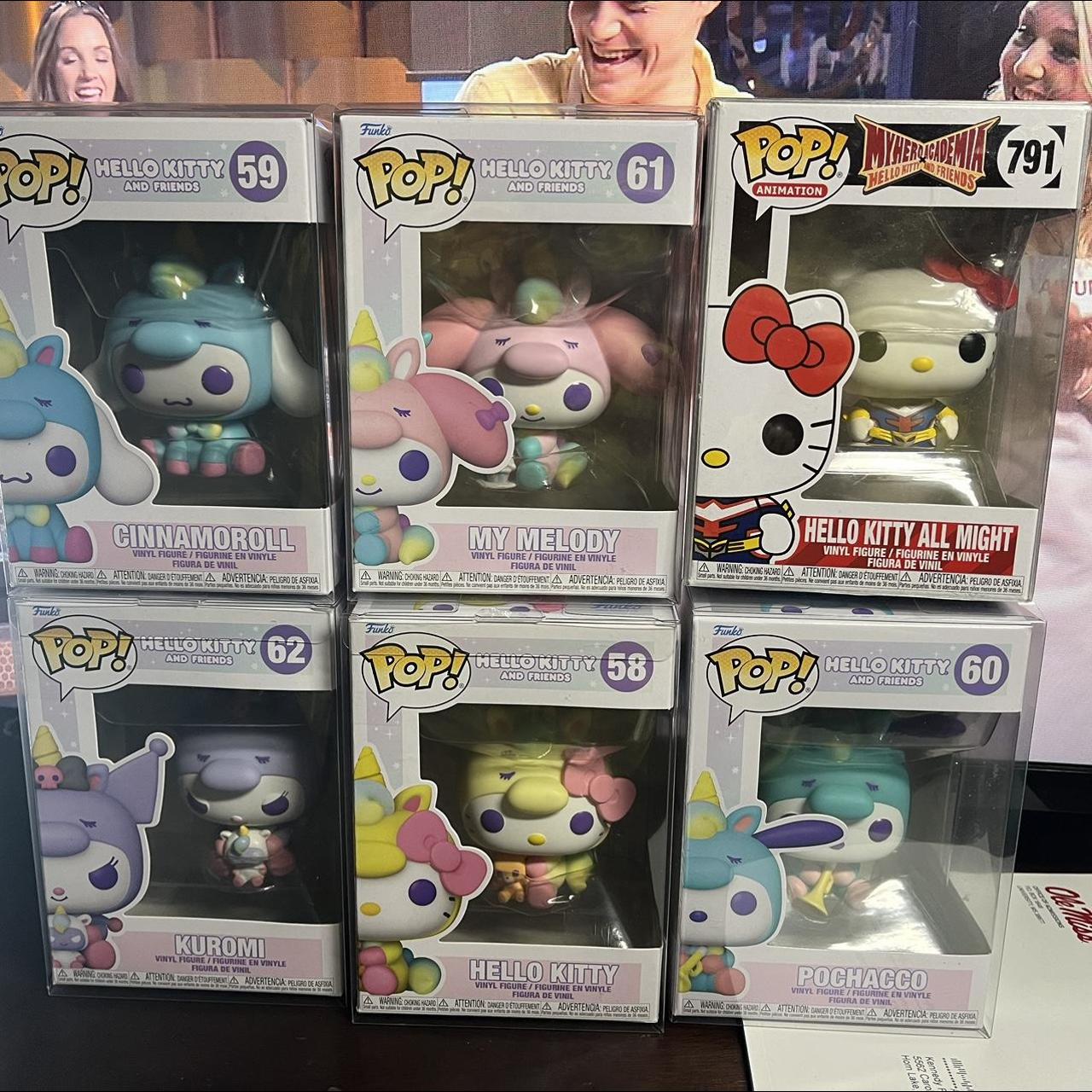 Sanrio Funko pop set. all of them come with pop... - Depop