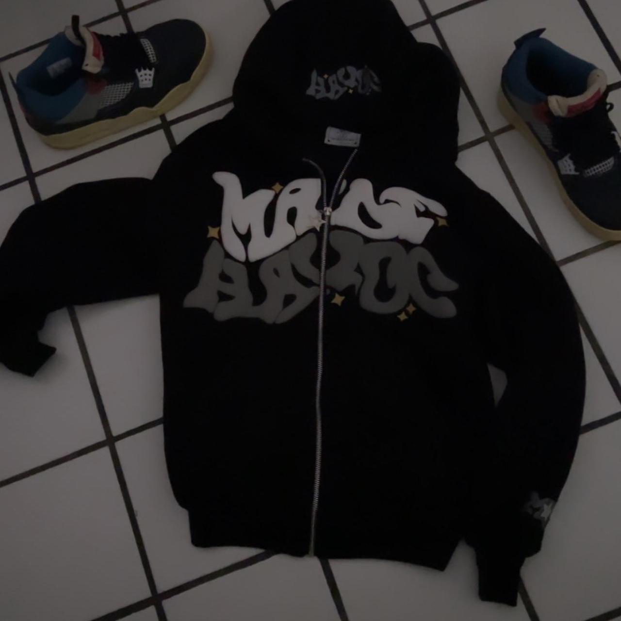 Made Havoc Hoodie Black Worn only once basically... - Depop