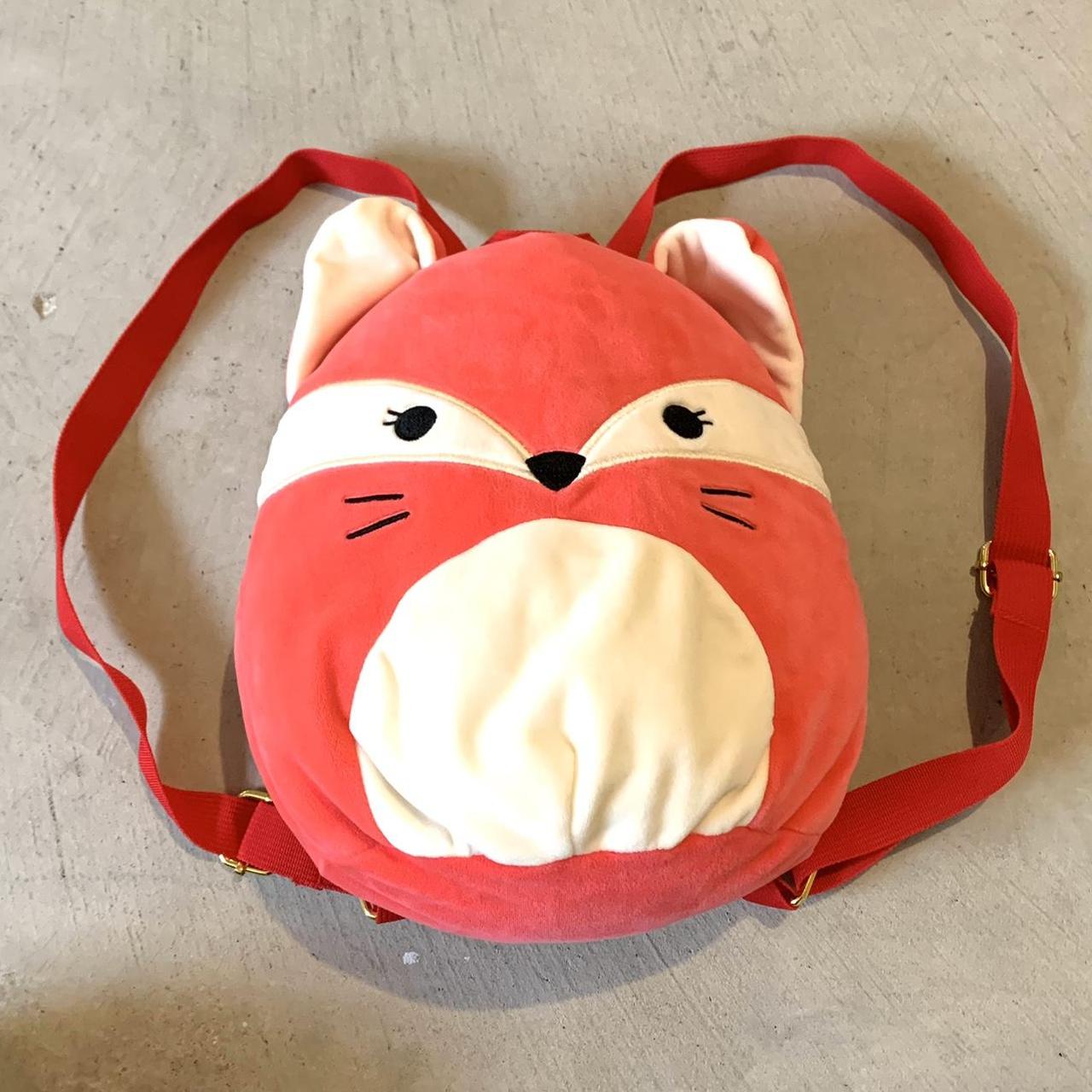 This Squishmallow red fox Fifi backpack is not just... - Depop