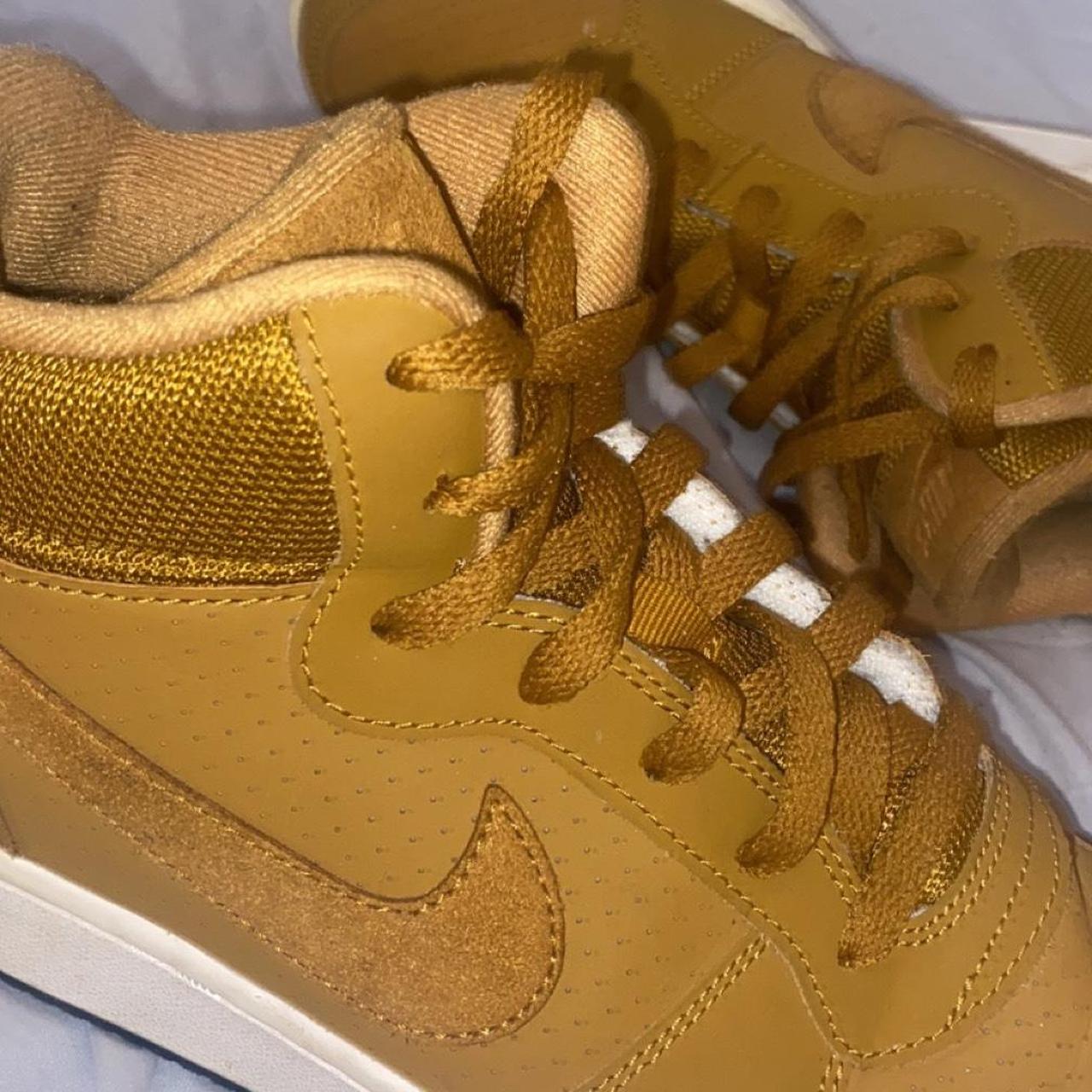 Nike airforce 1 wheats size 7 #tan #brown #af1... - Depop