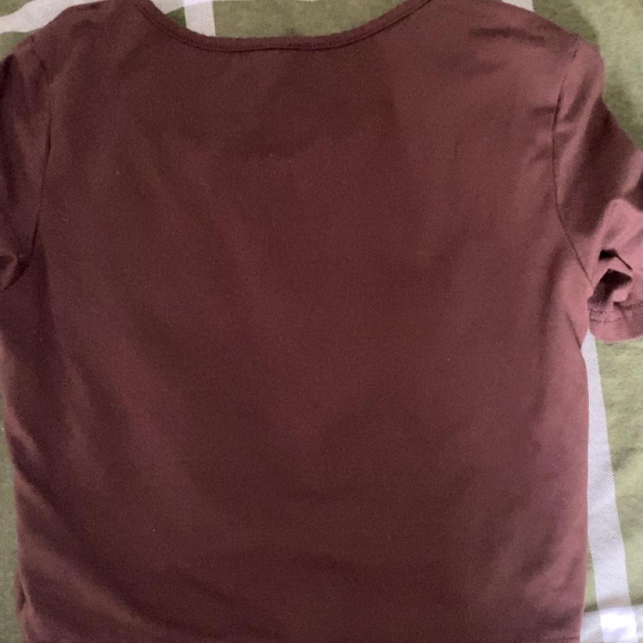 grunge y2k goth graphic design top, worn once. - Depop