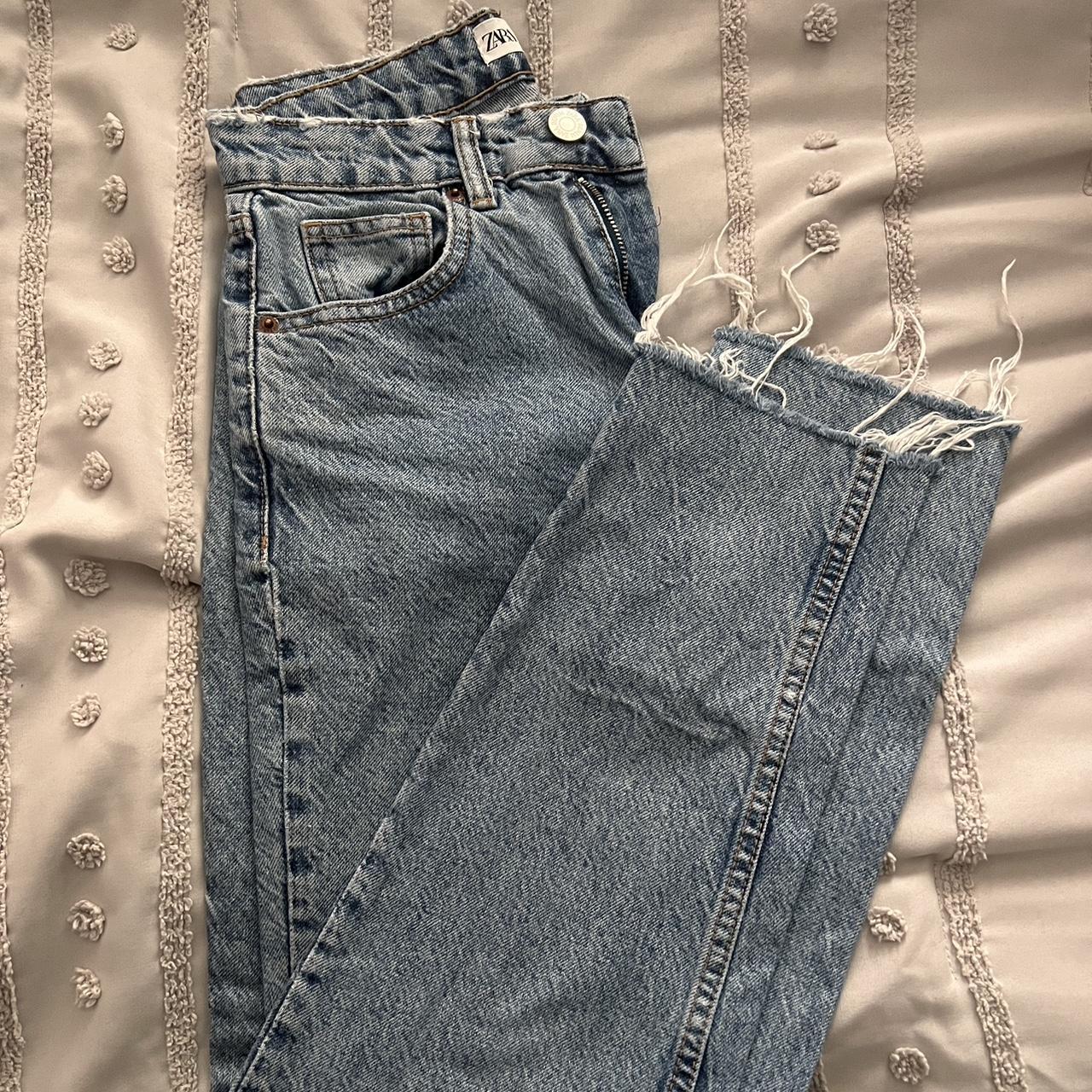 Zara ankle fridge cut jeans Perfect condition they... - Depop