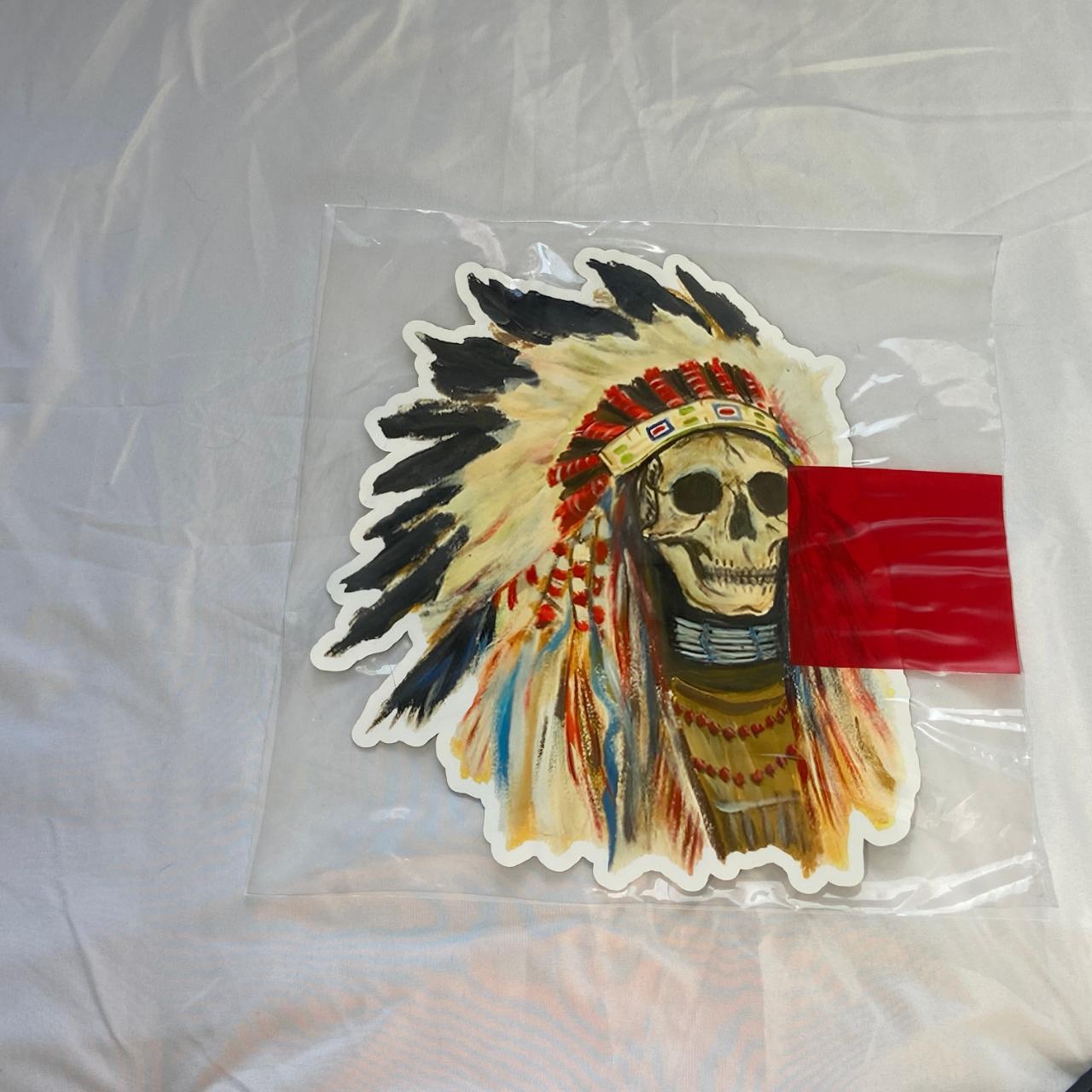 vinyl record sleeve with Yeezus 2 sticker and tape... - Depop