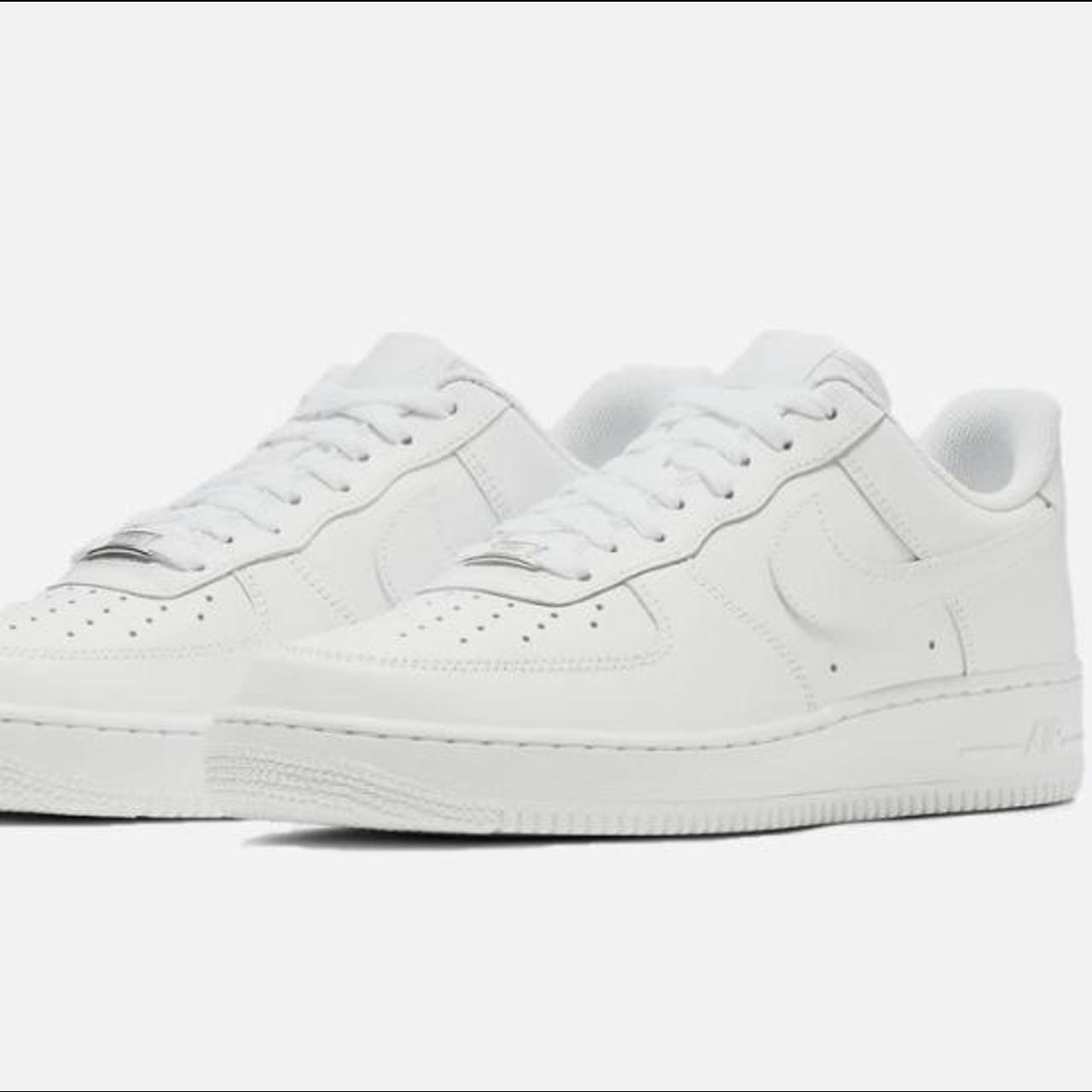 WHITE AIR FORCE 1 ANY SIZE AVAILABLE DM FOR PRICE... - Depop